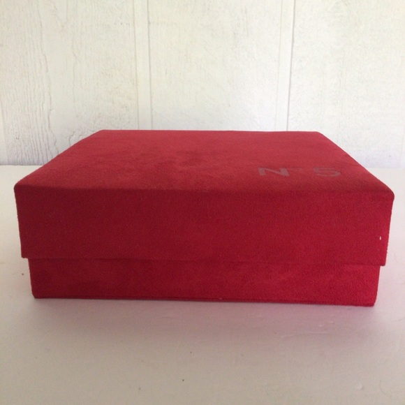 CHANEL | Other | Chanel No 5 Limited Edition Red Suede Gift Box | Poshmark